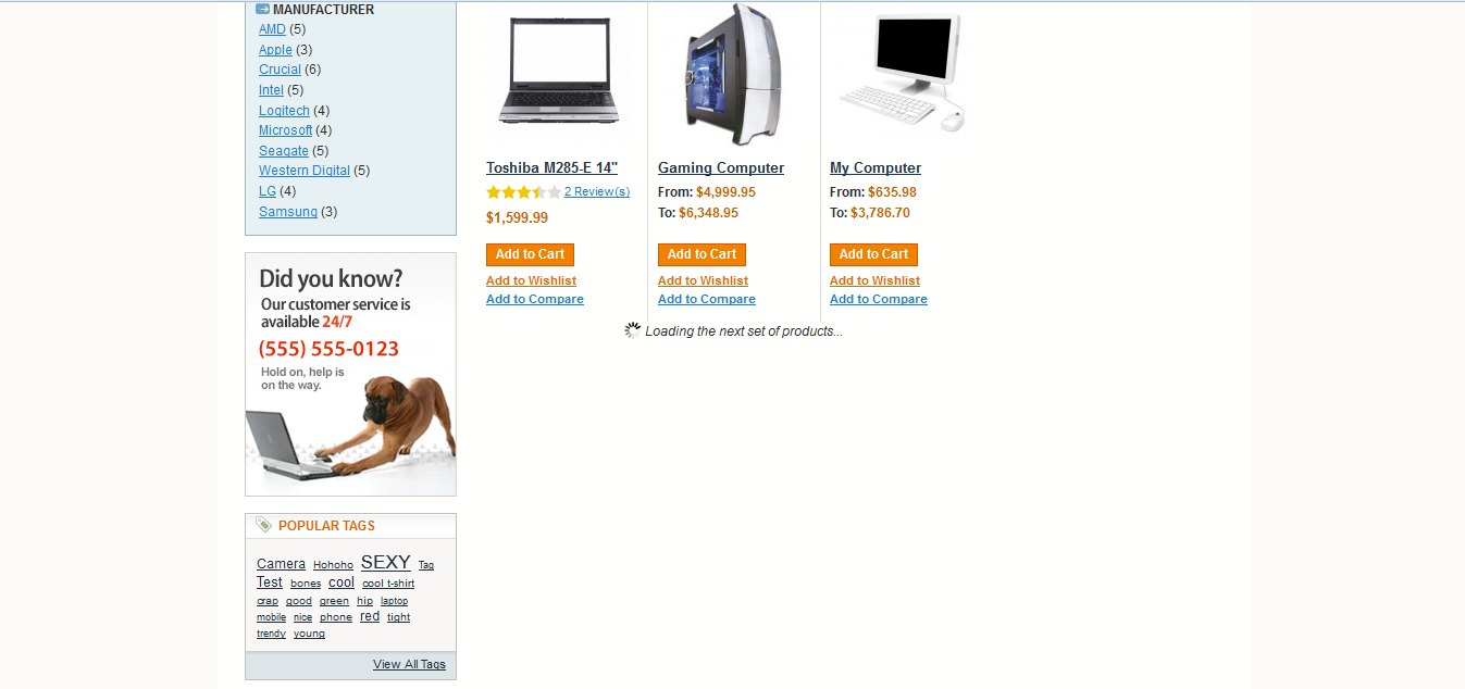 Magento Infinite Scroll by themagecomp | CodeCanyon